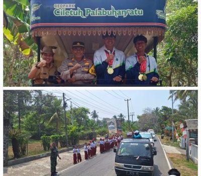 Forkopimcam Cisolok Gelar “Surak” Sambut Kedatangan Dua Atlet PON XXI ...